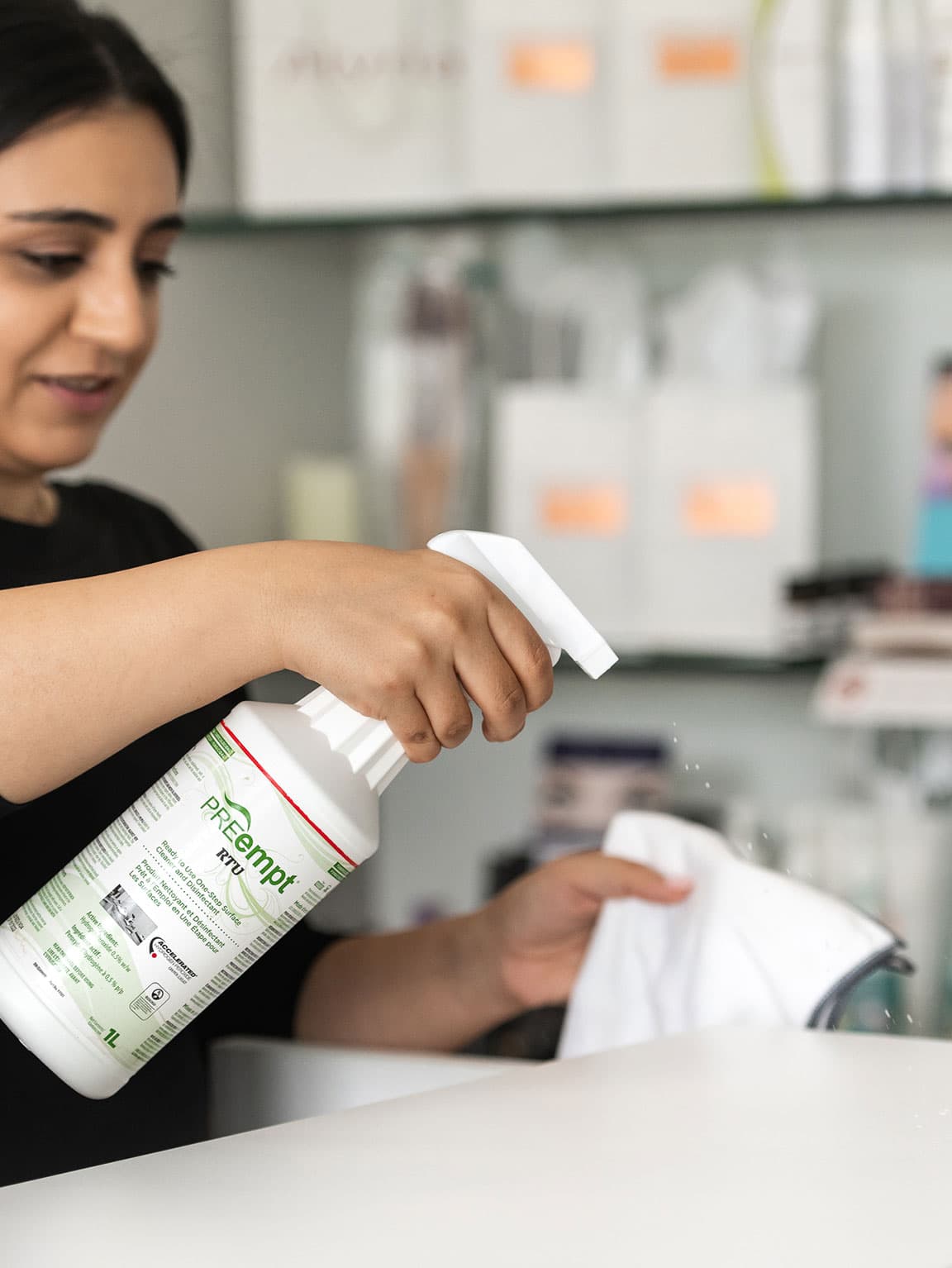 Aesthetician - PREempt™ Salon and Spa Disinfectants